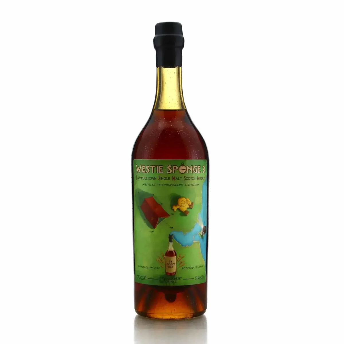 Springbank 1999 24 Year Old - Westie Sponge Ed.3 Single Malt Scotch Wh ...