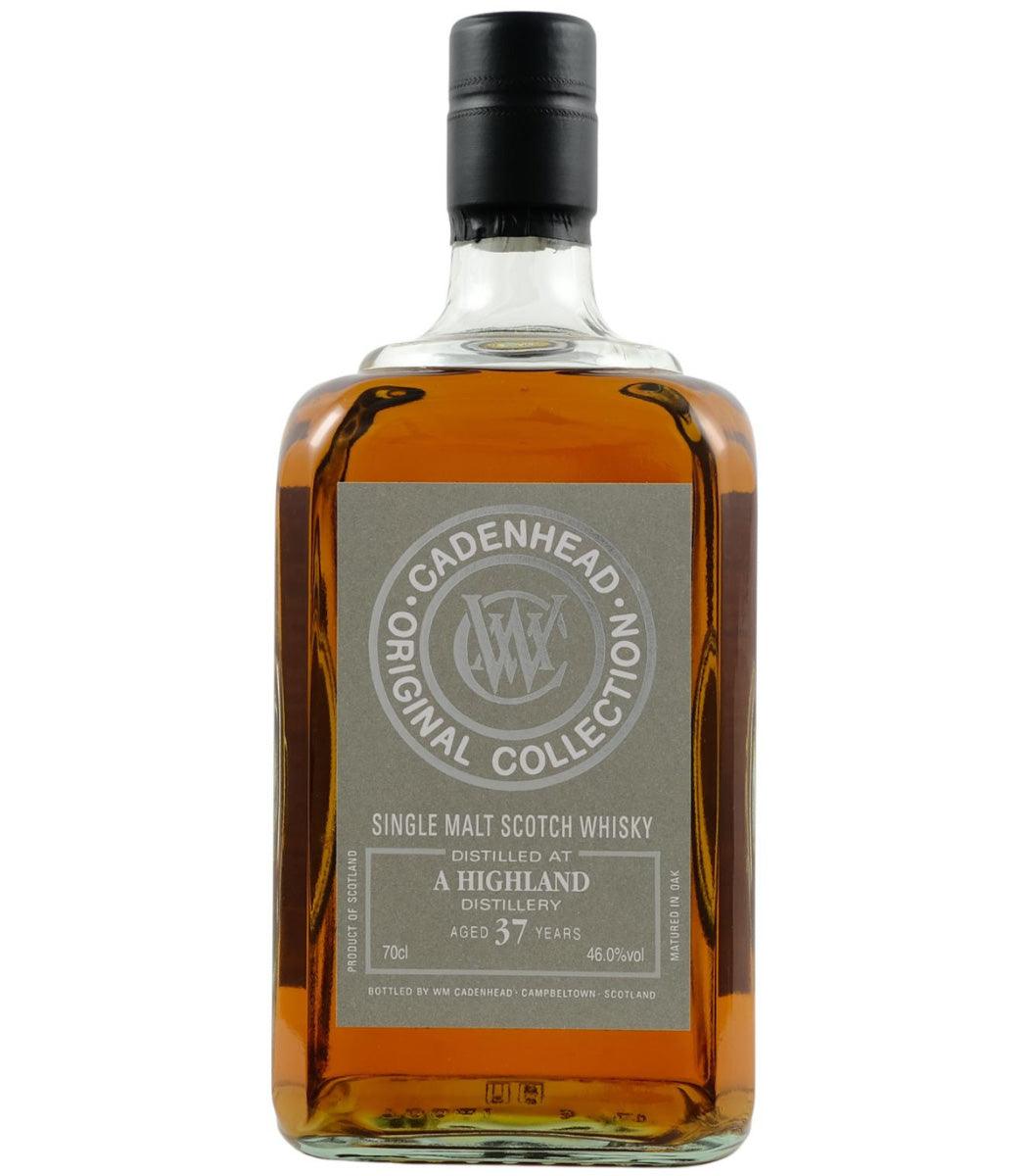 Cadenhead Original Collection A Highland Distillery 37 Year Old Scotch ...